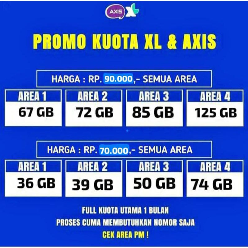 Jual KUOTA XL AKRAB | Shopee Indonesia