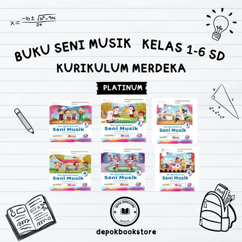 Jual Buku PLATINUM Kurikulum Merdeka SENI MUSIK SD Kelas 1,2,3,4,5,6 Lengkap | Shopee Indonesia