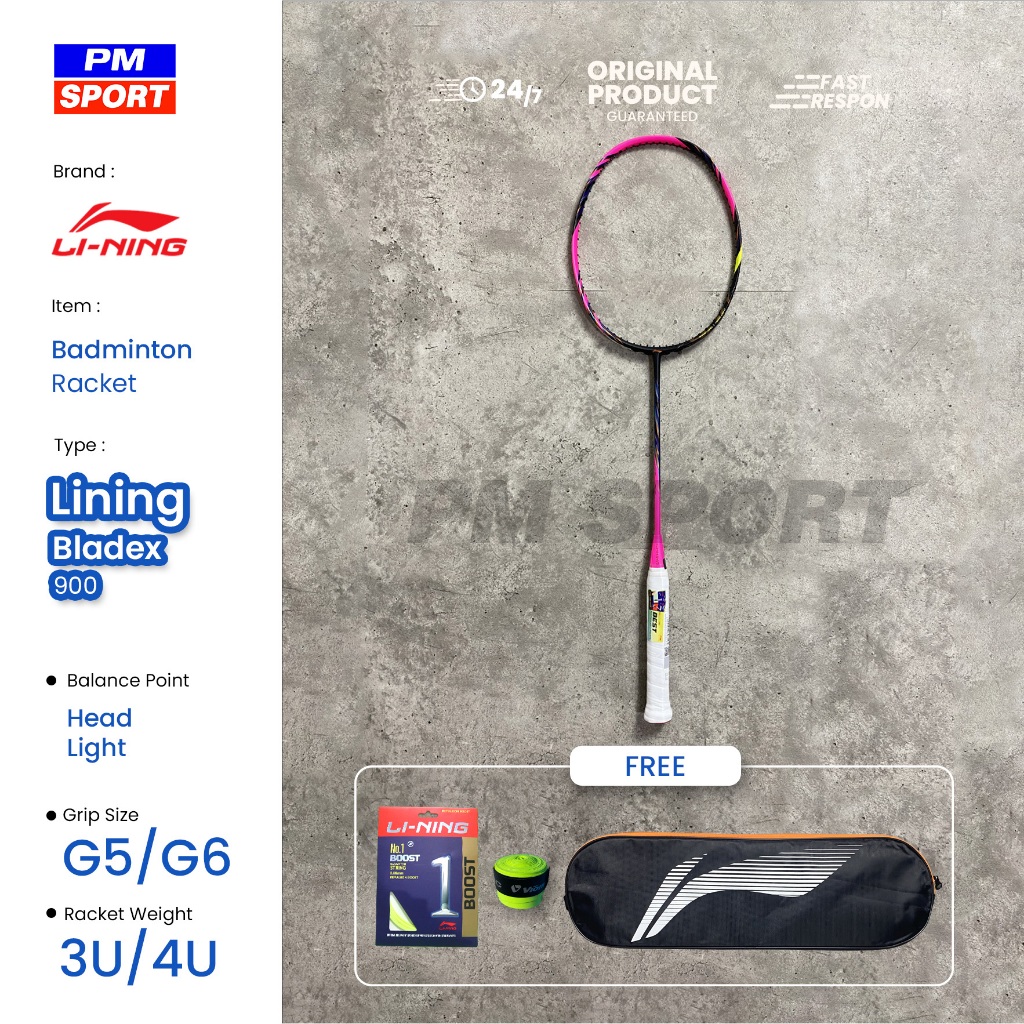 Jual RAKET BADMINTON / BULUTANGKIS LINING BLADE X BLADEX 900 ORIGINAL ...