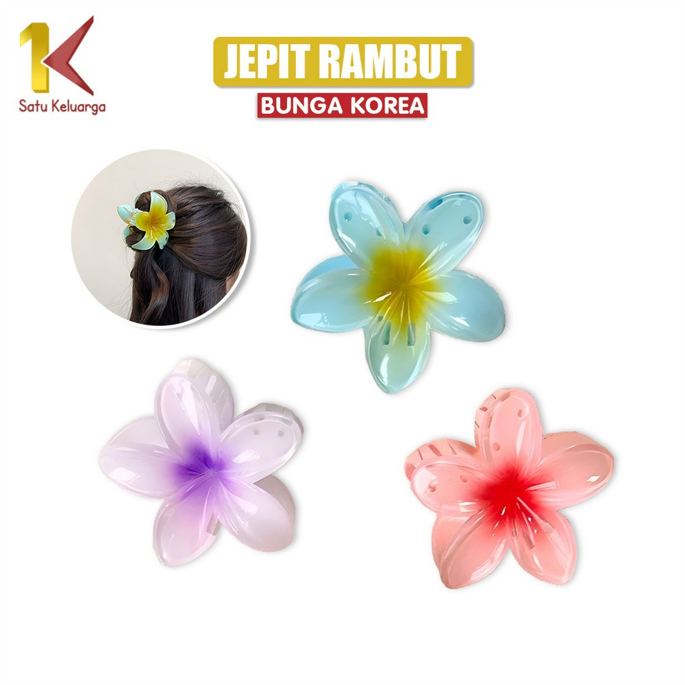 Jual Satu Keluarga Jepit Rambut Bunga Kamboja Wanita C1092 Jedai Bunga ...