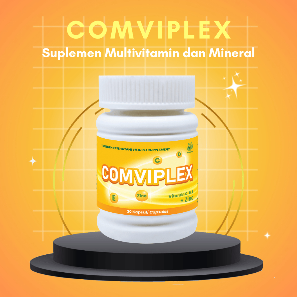 Jual COMVIPLEX/SUPLEMEN MULTIVITAMIN & MINERAL/SUPLEMEN KESEHATAN ...