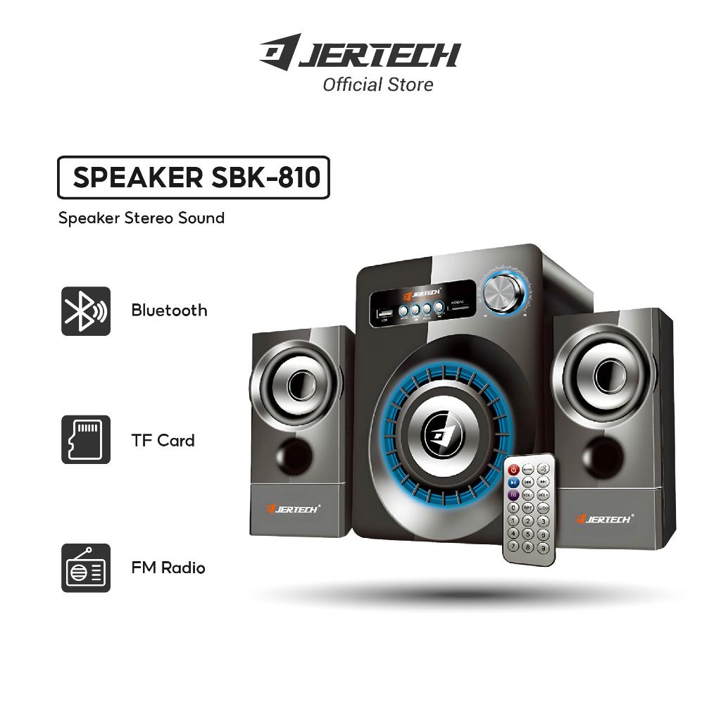 Jual JERTECH Speaker Bluetooth Komputer Laptop SBK8010 BT, USB, FM ...