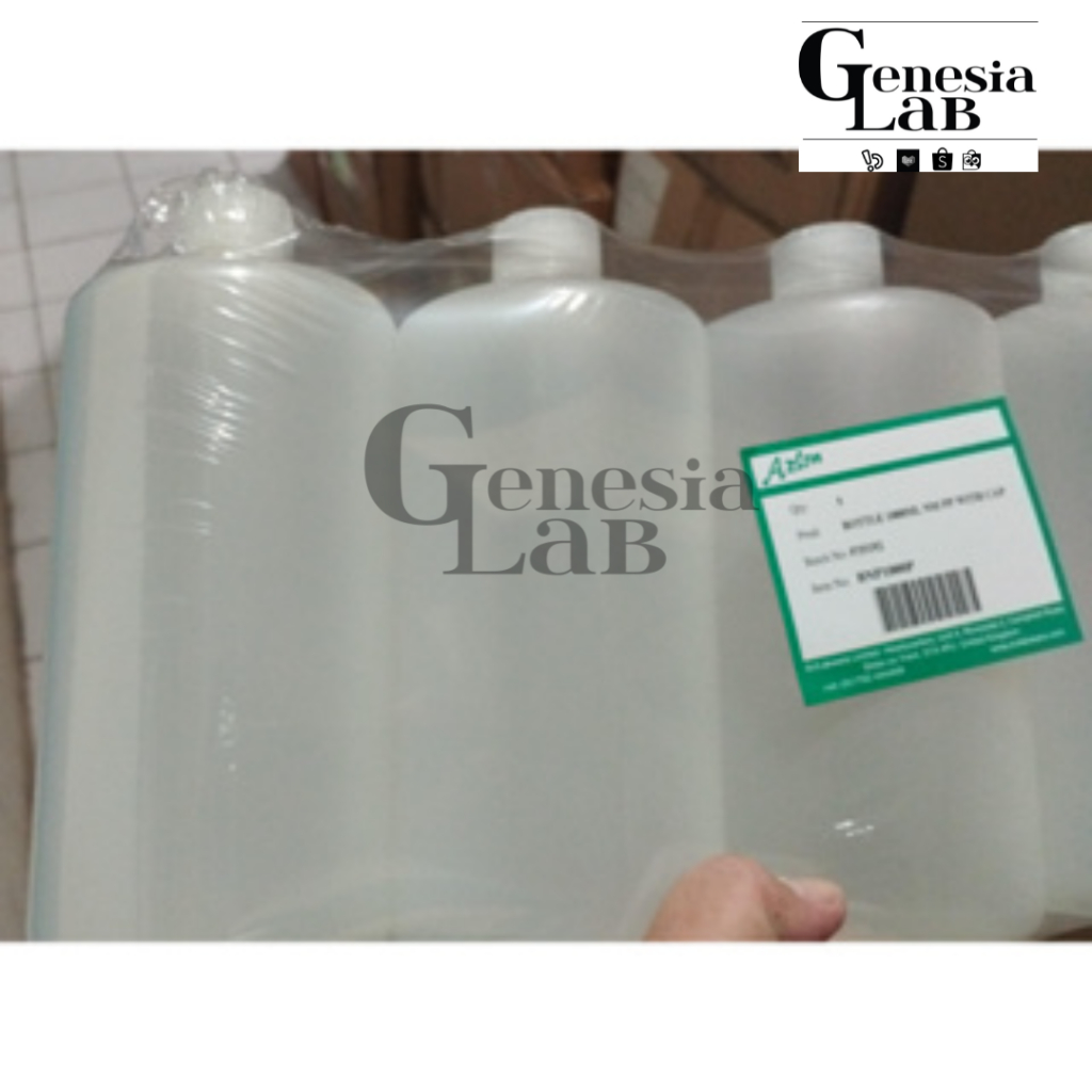 Jual Bottles, Round, Narrow Neck 1000 ml - PP Polypropylene Azlon- BNP1000P | Shopee Indonesia