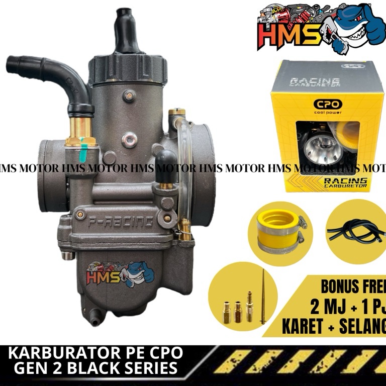 Jual KARBURATOR KARBU CPO ORIGINAL PE CPO 24 26 28 3 HITAM BLACK SERIES FREE PILOT MAIN JET ...