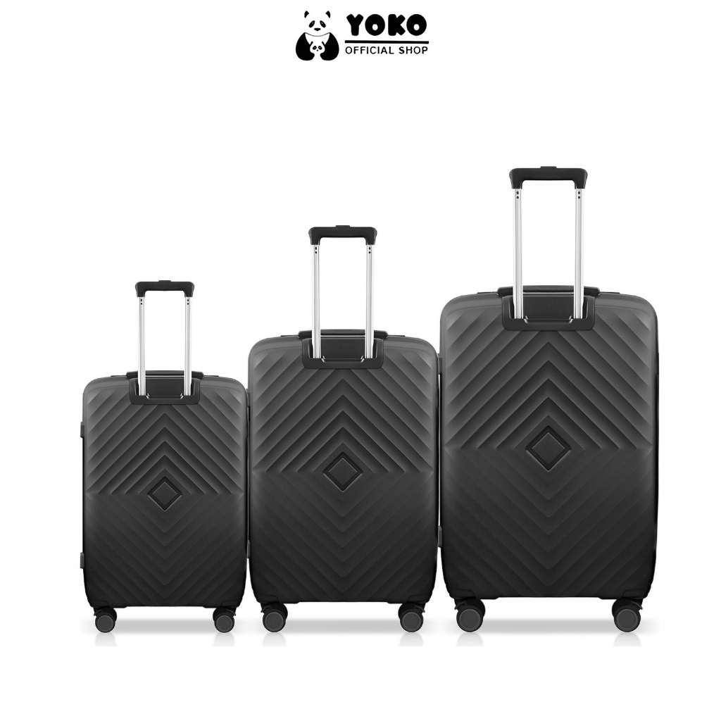 Jual YOKO Koper 20 / 24 / 28 inch Koper Travel Black Exslusive Koper ...