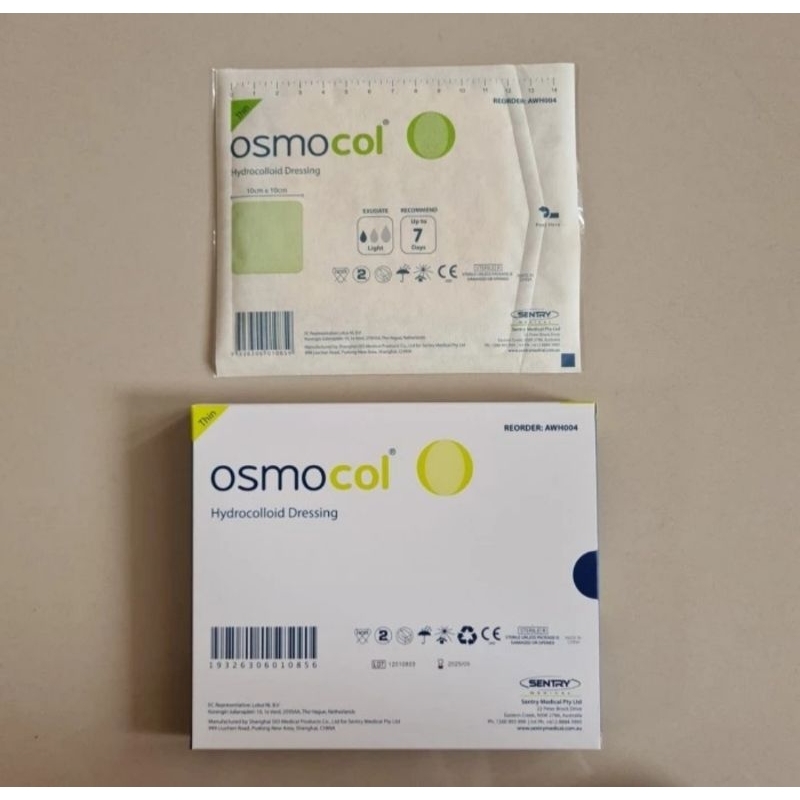 Jual Osmocol Hydrocolloid Extra Thin 10x10cm Wound Dressing / Seperti ...