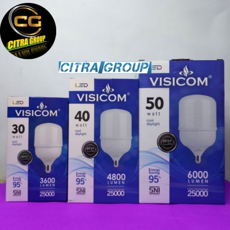 Jual LAMPU LED VISICOM 30 Watt VISICOM GARANSI RESMI 1 TAHUN | Shopee Indonesia