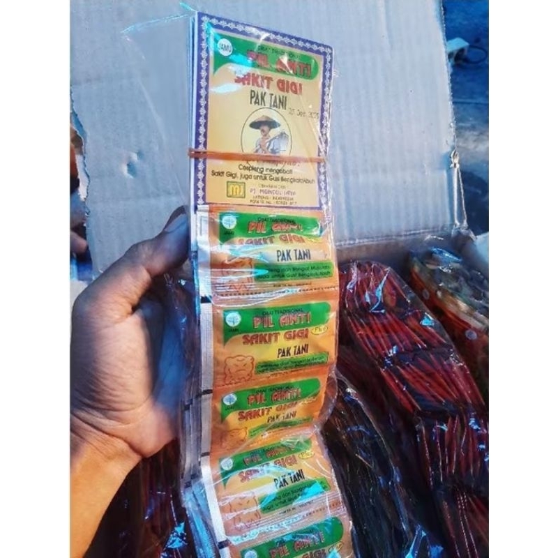 Jual PAK TANI KUNING OBAT SAKIT GIGI 1 SLOP | Shopee Indonesia
