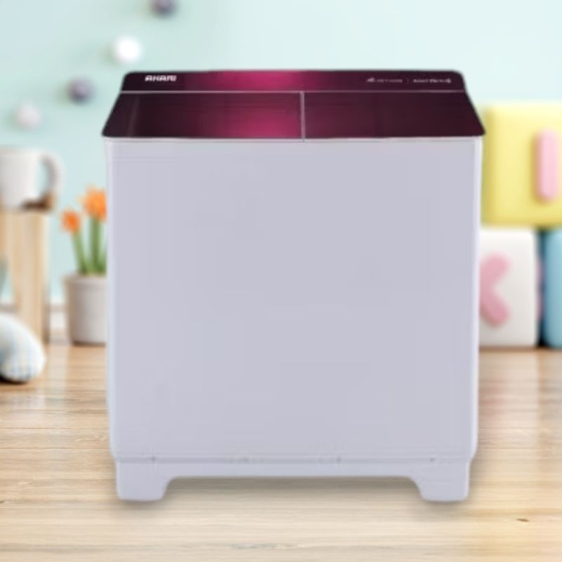 Jual Mesin Cuci Akari AWM 12FS / AWM12FS Mesin Cuci 2 Tabung 13.5Kg ...