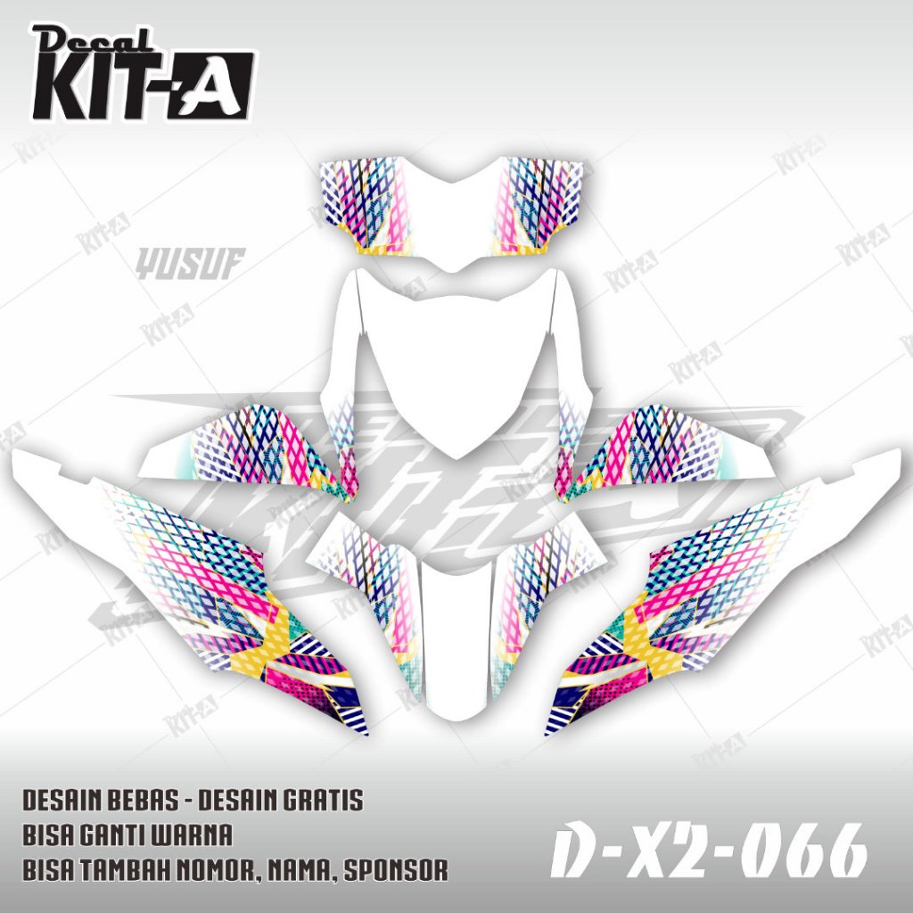 Jual Decal Sticker Beat IN Full Body Dekal Stiker Beat IN Motif ...
