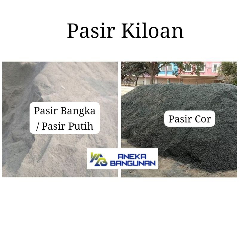 Jual Pasir Bangka / Pasir Putih / Pasir Cor / Pasir Hitam Kiloan (per ...