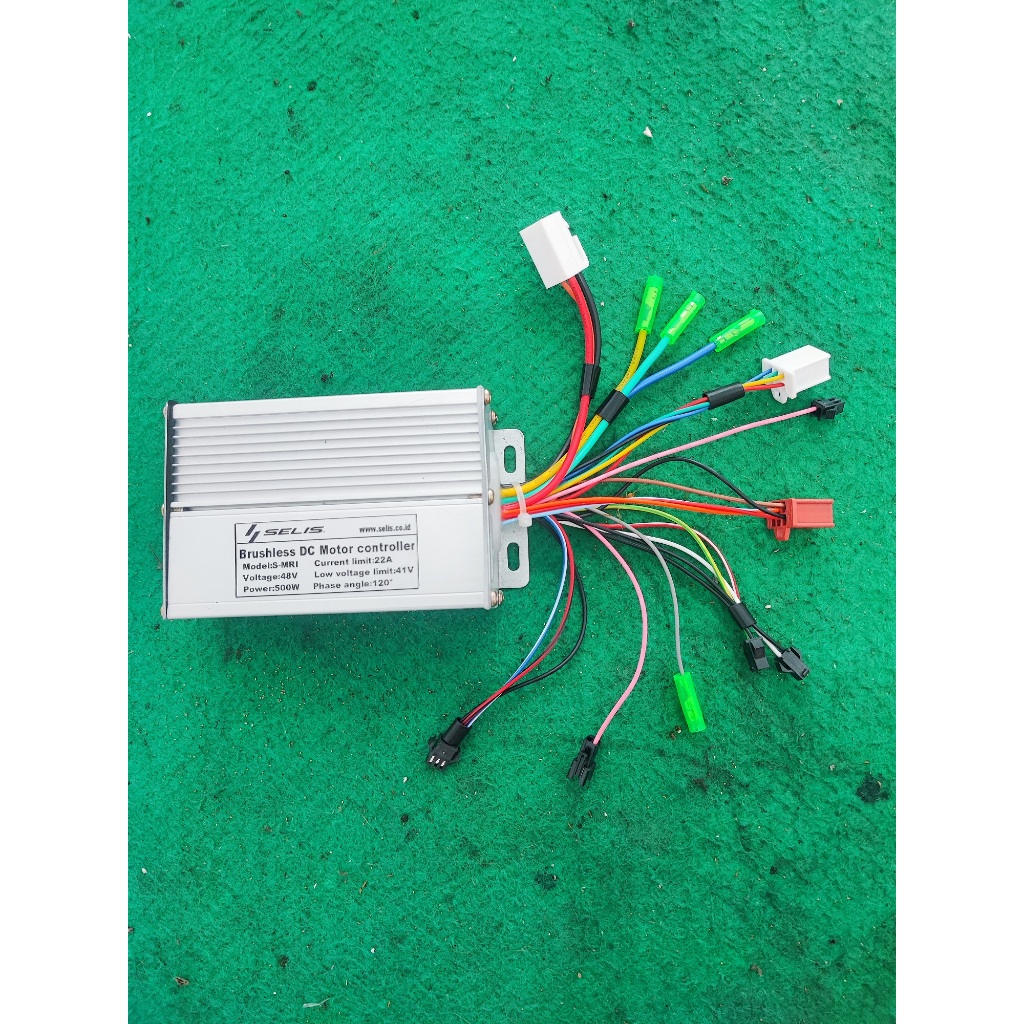 Jual SELIS - Controller Ecu 48 Volt 600 Watt 120 Derajat Sepeda Motor listrik Universal ...