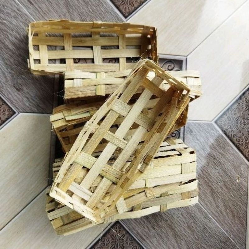 Jual Reyeng Ikan Pindang Besek Bambu keranjang ikan cue tongkol peda ...