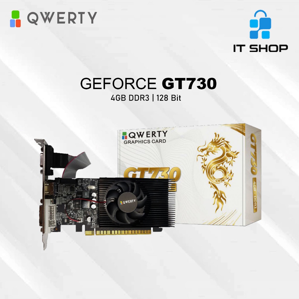 Jual QWERTY VGA GeForce GT730 4GB DDR3 128Bit | Shopee Indonesia