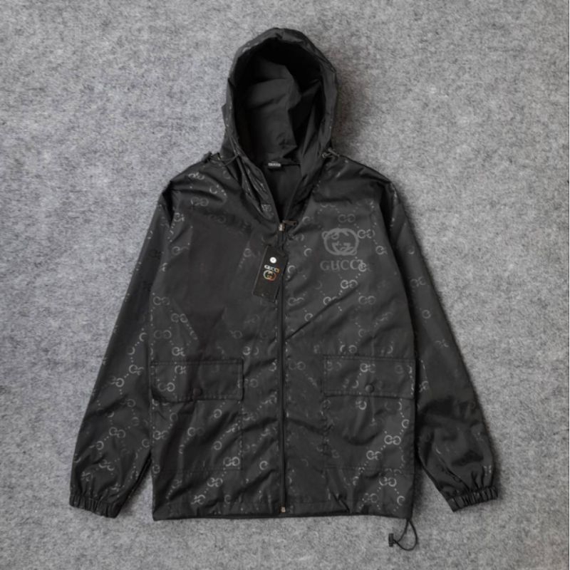 Jual JACKET ZIPPER PARASUT GUCCI FULL PRINT FULL TAG AND LABEL | Shopee ...