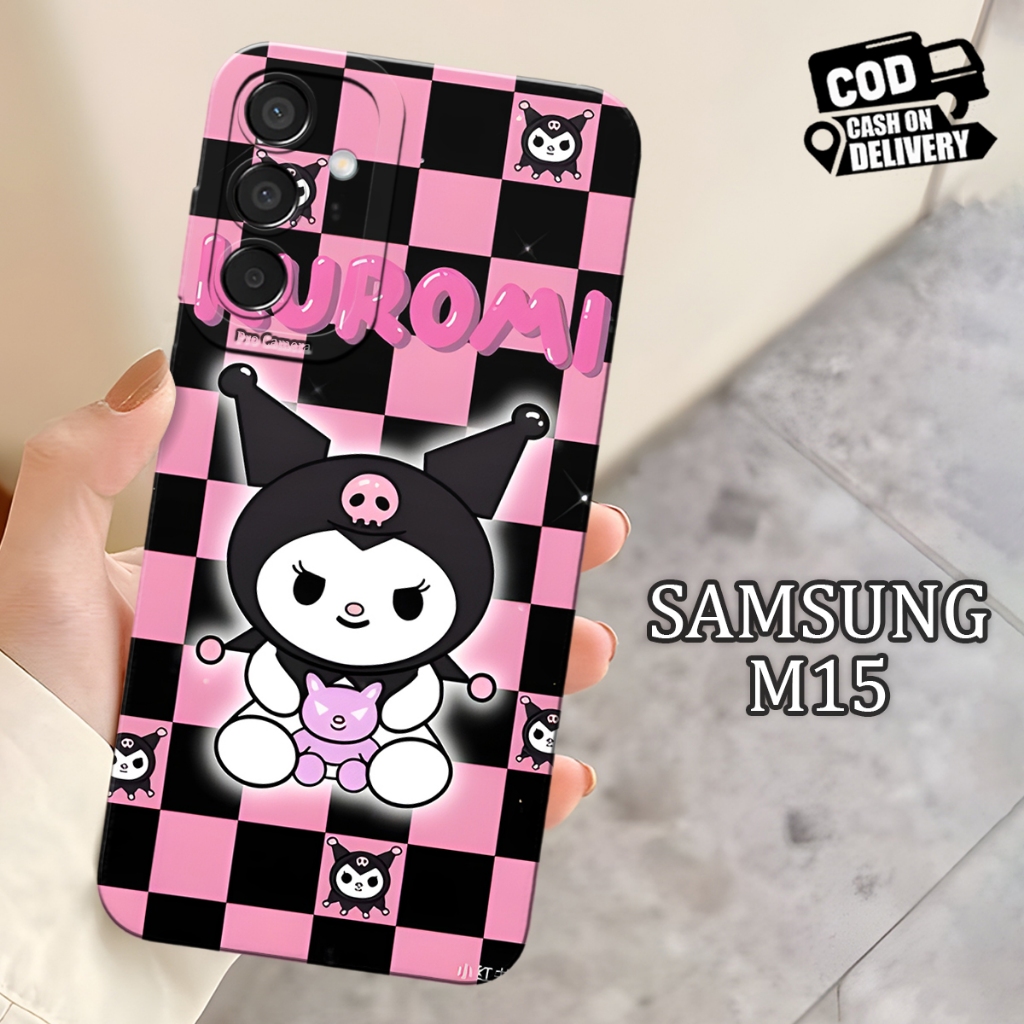 Jual Samsung M15 Terbaru 2024 case macarron dan pro camera motif KUROMI ...