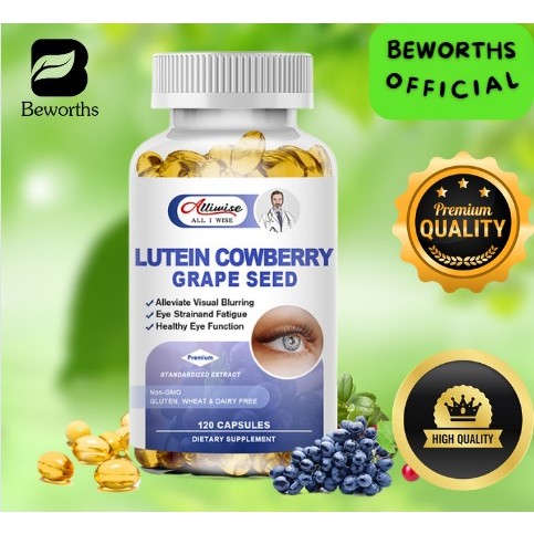 Jual Alliwise Eye Vitamins Lutein, Zeaxanthin & Bilberry Extract ...