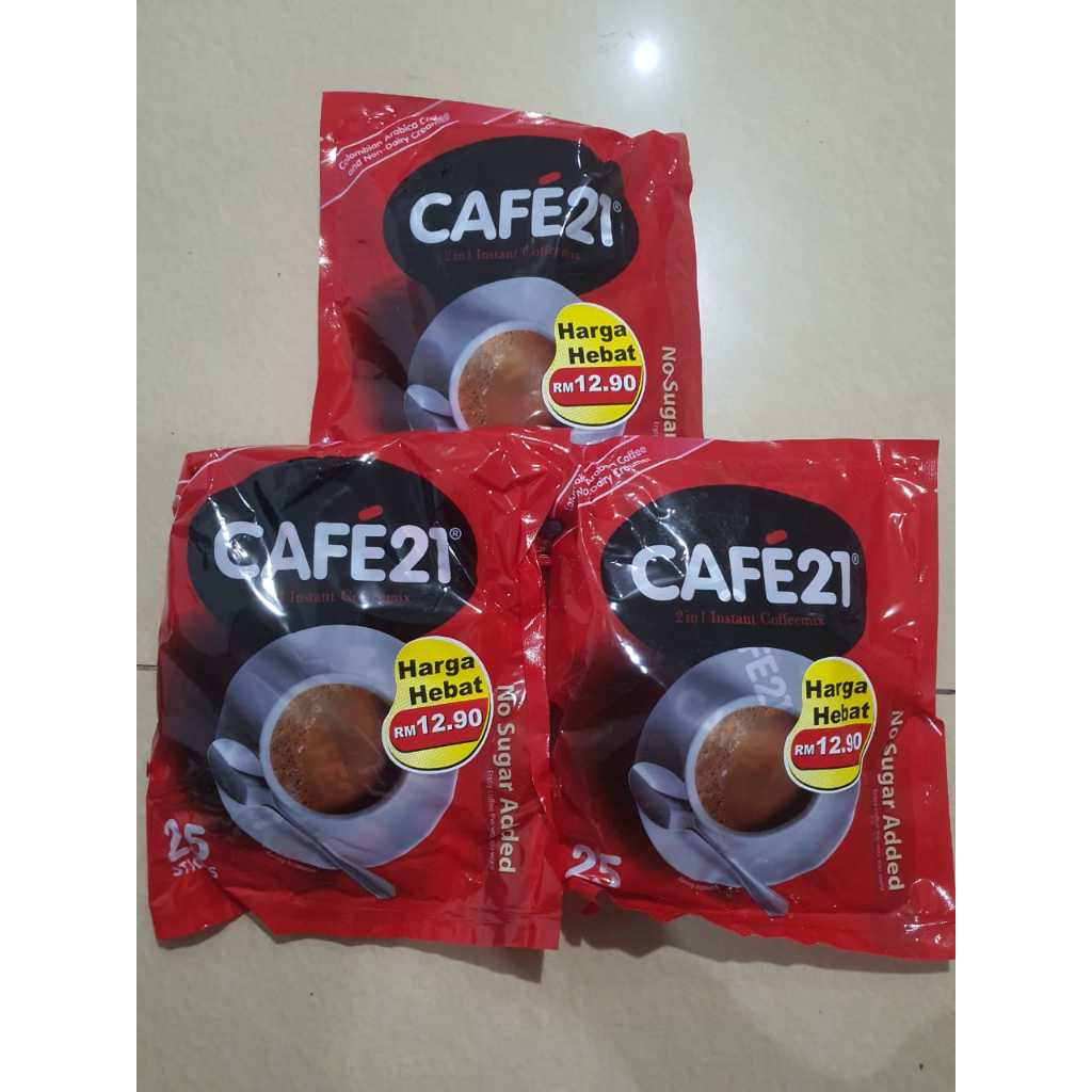 Jual Cafe 21 Coffee mix 2in1 instant coffee mix 2 in 1 - Coffee Cafe 21 ...