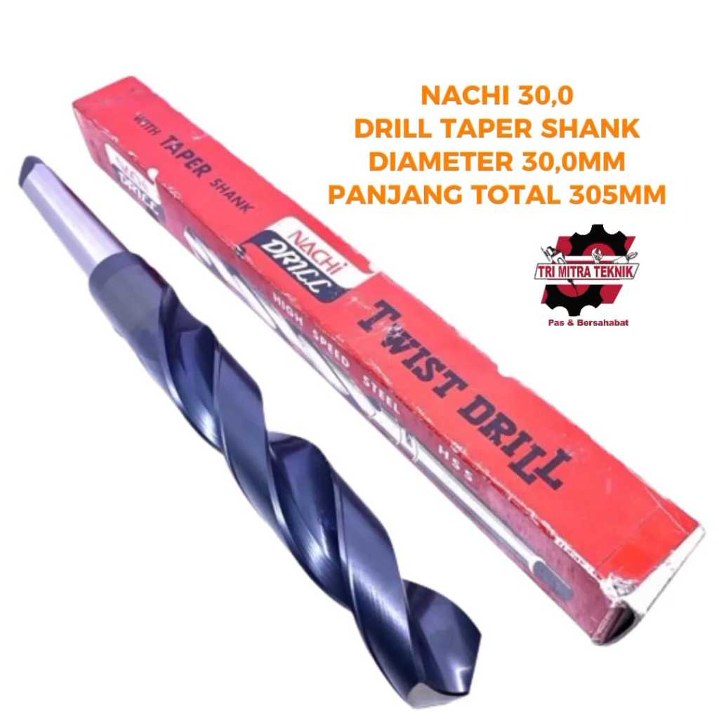 Jual JUAL NACHI MATA BOR BESI TAPER HSS 30 mm KONES 30mm CONES DRILLS 30.0 30,0 | Shopee Indonesia