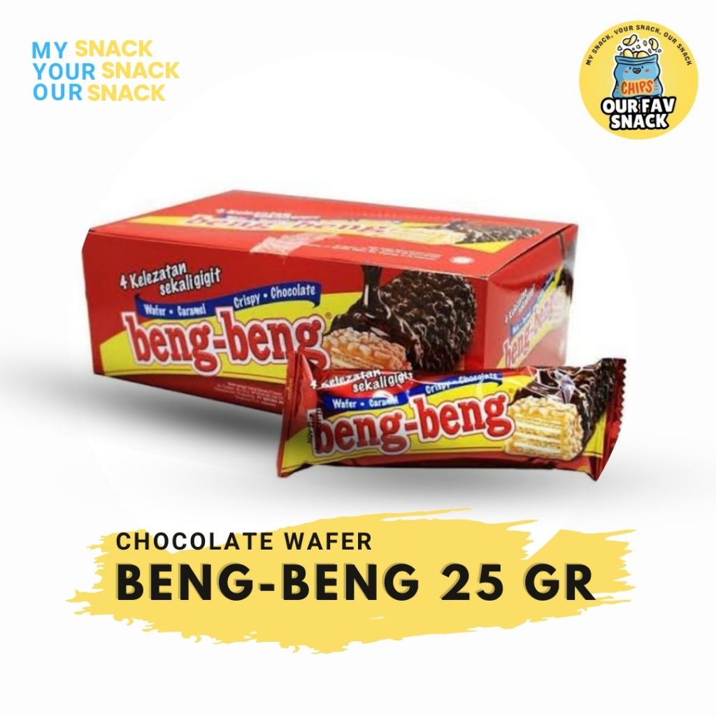 Jual Beng-Beng Wafer Kemasan 25 Gram Chocolate Wafer Caramel Crispy ...