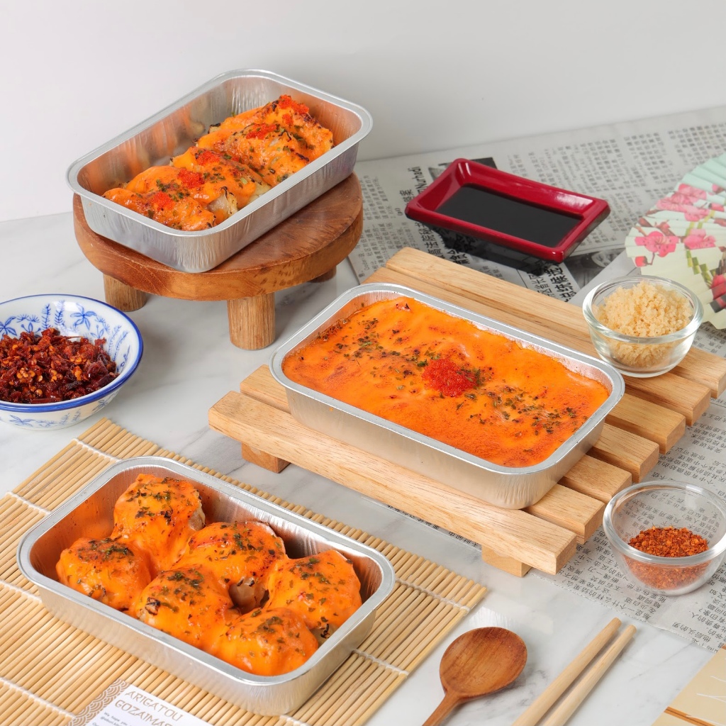 Jual Aburi Kitchen Best Seller Budle Salmon Kani Mentai, Dimsum & Gyoza ...