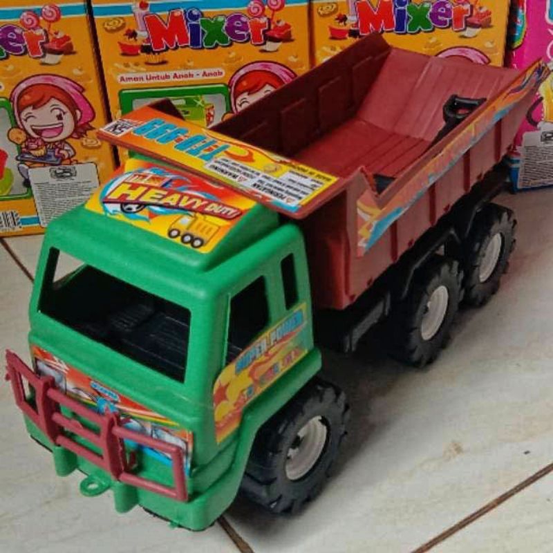 Jual Mainan Anak Mobil Mobilan Truk Truck Angkut Barang Pasir + Skop ...
