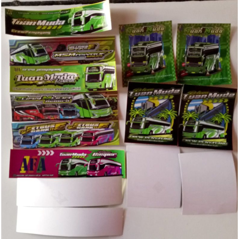 Jual stiker bis basuri TUAN MUDA versi terbaru isi 5 sampai 20 stiker ...