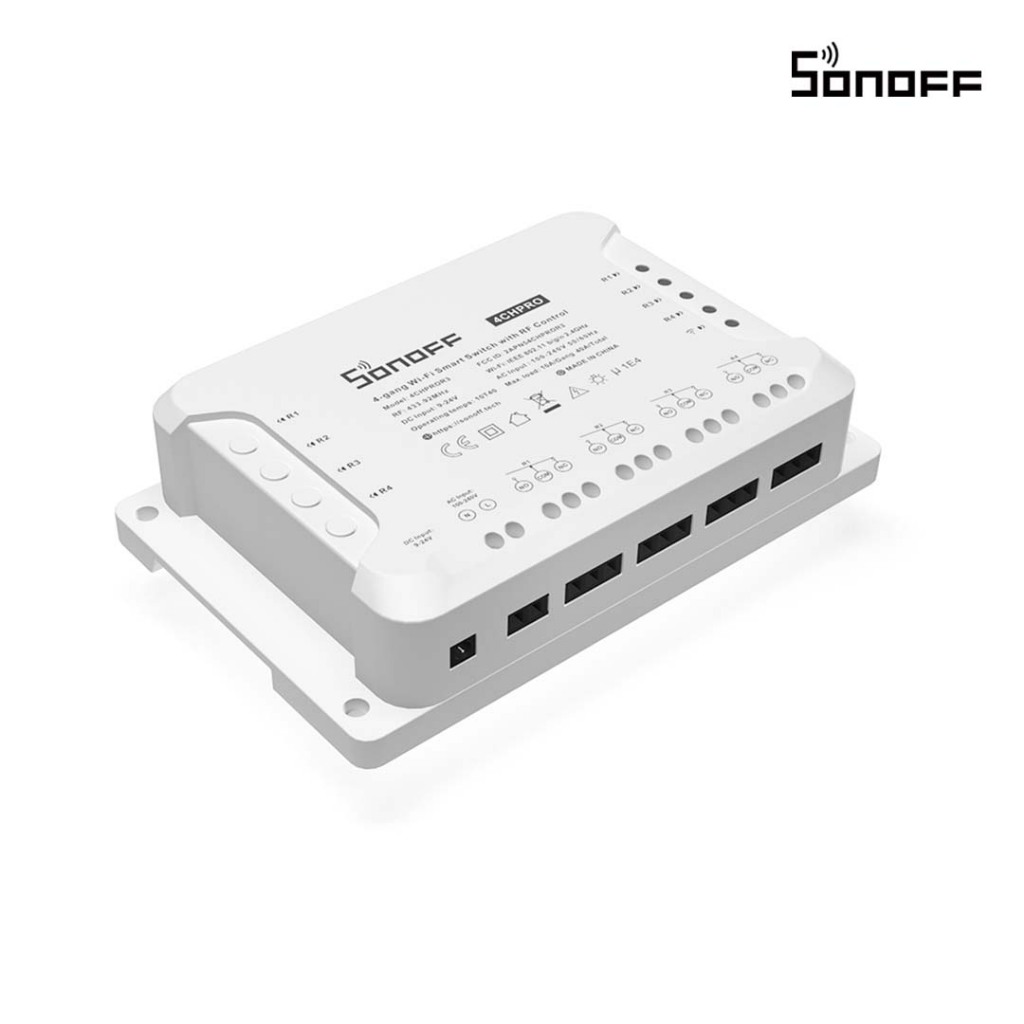Jual Sonoff Smart Switch 4CHPROR3 Smart Breaker Wireless Smart Home ...