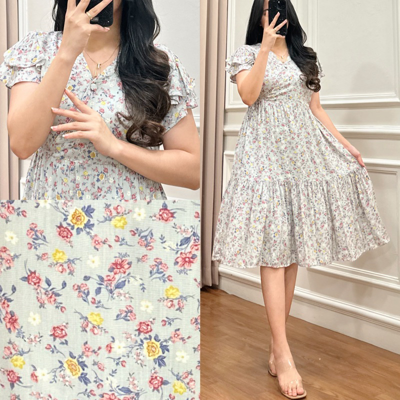 Jual Amariel Jenny Dress Daster Nyaman Bumil Busui Friendly | Shopee ...