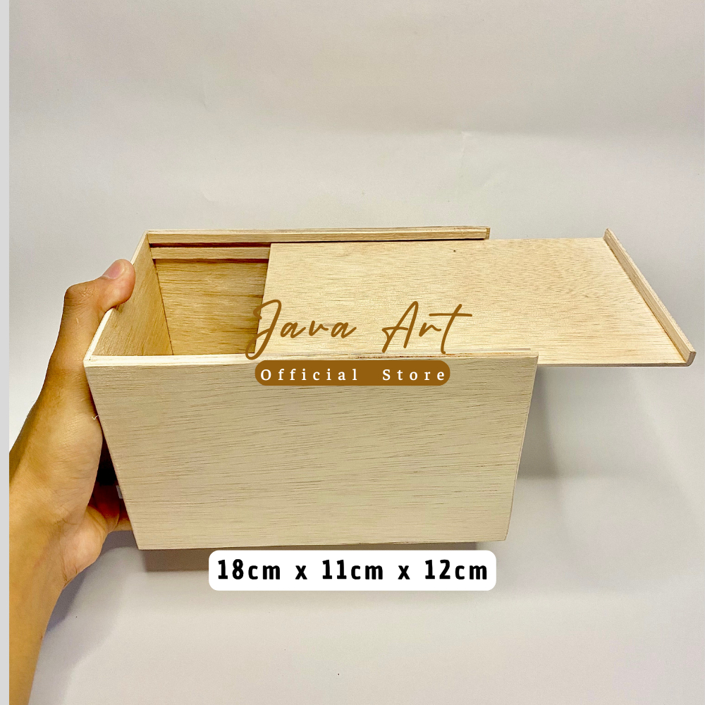 Jual KOTAK KAYU TUTUP SLIP SOUVENIR KLASIK PACKAGING PRODUK PENYIMPANAN ...