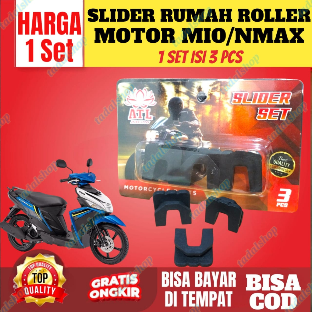Jual slider mio/slider nmax/slider racing/slider aerox (hrg 3pcs ...