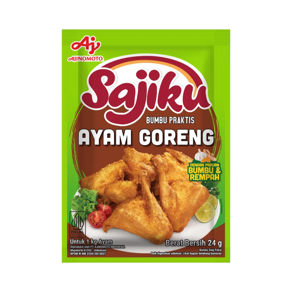 Jual Sajiku Bumbu Ayam Goreng 24gr (5pcs) | Shopee Indonesia