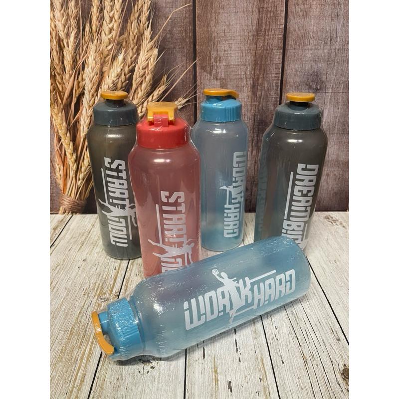 Jual Botol Air Minum Sport Flip 1000 ML SUNRISE / Botol Plastik 1 Liter ...