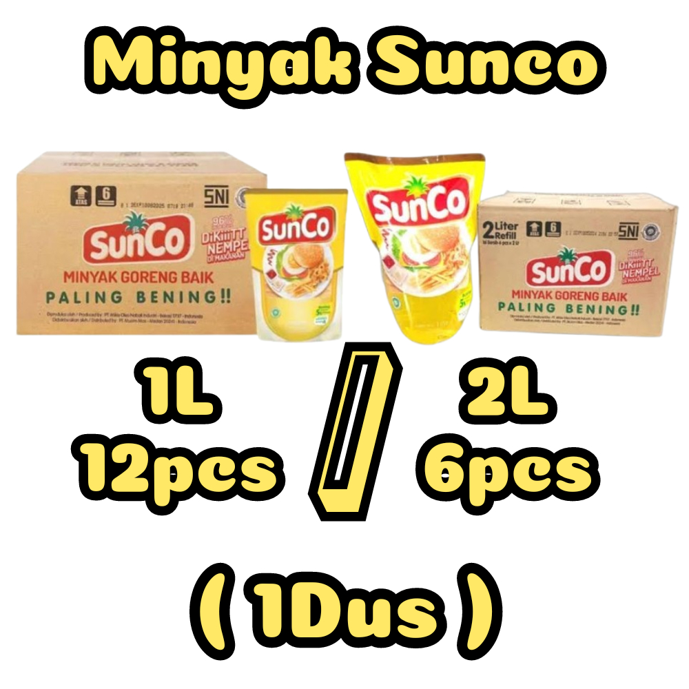 Jual Jual Minyak Sunco Dus 1L / 2L Minyak Goreng Sunco | Shopee ...