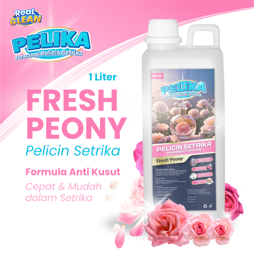 Jual Real Clean Pelika Pelicin Setrika Pewangi Pakaian 1 Liter - Anti ...