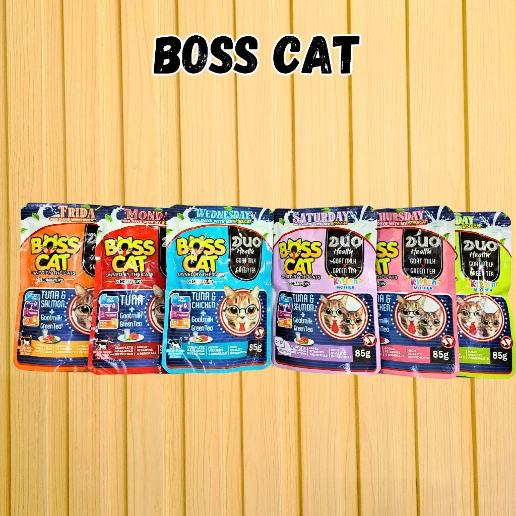 Jual Boss Cat Sachet Adult & Kitten 85 Gr / Wet Food Makanan Basah ...