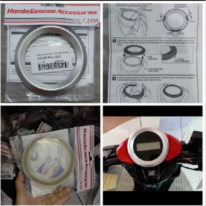 Jual Garnish panel meter honda genioOriginal AHM Pemasangan tinggal ...