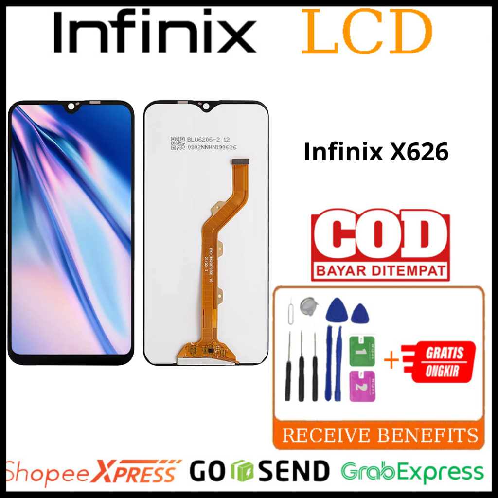 Jual LCD HP ORIGINAL INFINIX X626 X627/S4/SMART 3+ TOUCHSCREEN FULLSET [BERGARANSI] | Shopee ...
