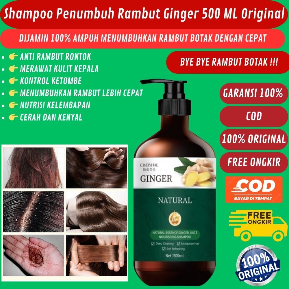 Jual Shampoo Shampo Sampo Sampho Jahe Ginger Penumbuh Rambut Rontok / Sampo Shompoo Buat Rambut ...