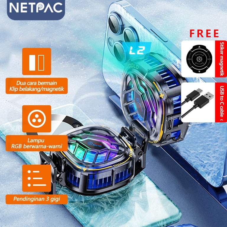 Jual KODE G2R9 NETPAC Fan Cooler X76 Funcooler pendingin hp Adjust Gear ...