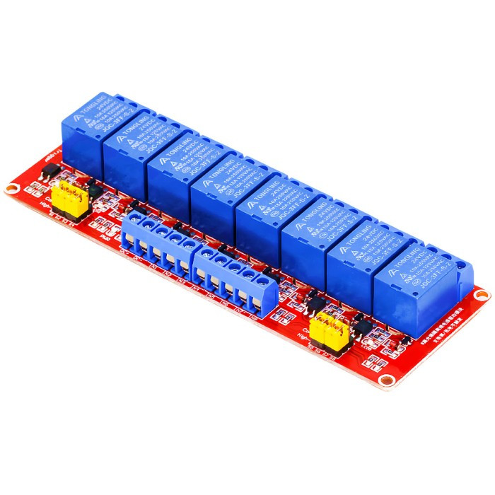 Jual 8 Channel 5V Relay Module Board Shield With Optocoupler Support ...