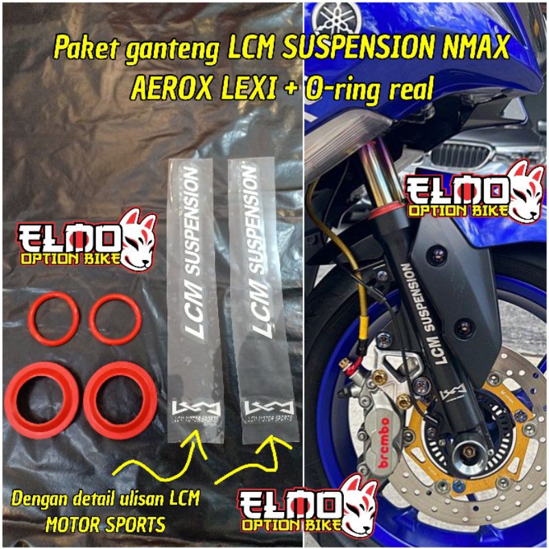 Jual Stiker LCM SUSPENSION plus seal oring NMAX AEROX LEXI as 26 ...