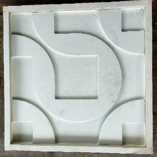 Jual cetakan ornamen dinding masif 50x50cm bahan spon eva diukir dengan ...