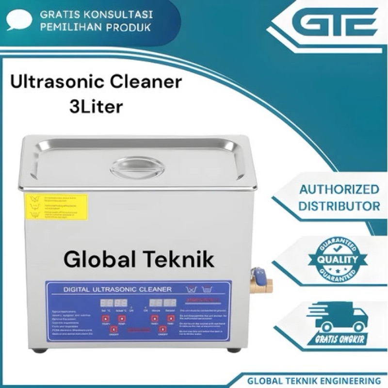Jual Digital ultrasonic cleaner 3L capacity medical part otomotive home ...