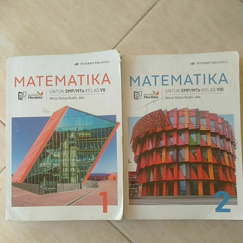 Jual buku matematika SMP/MTs kelas 7 dan 8 kurikulum merdeka Erlangga | Shopee Indonesia