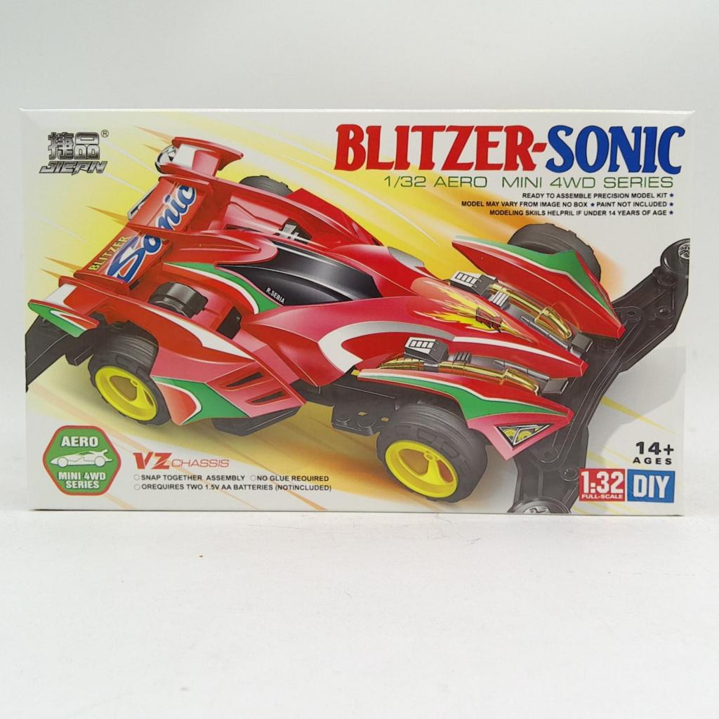 Jual Mobil Mainan Rep.Tamiya Mini 4wd Merk Jiepin Blitzer Sonic VZ ...