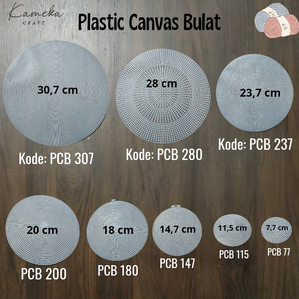 Jual Plastic Canvas Bulat (PCB) | Shopee Indonesia