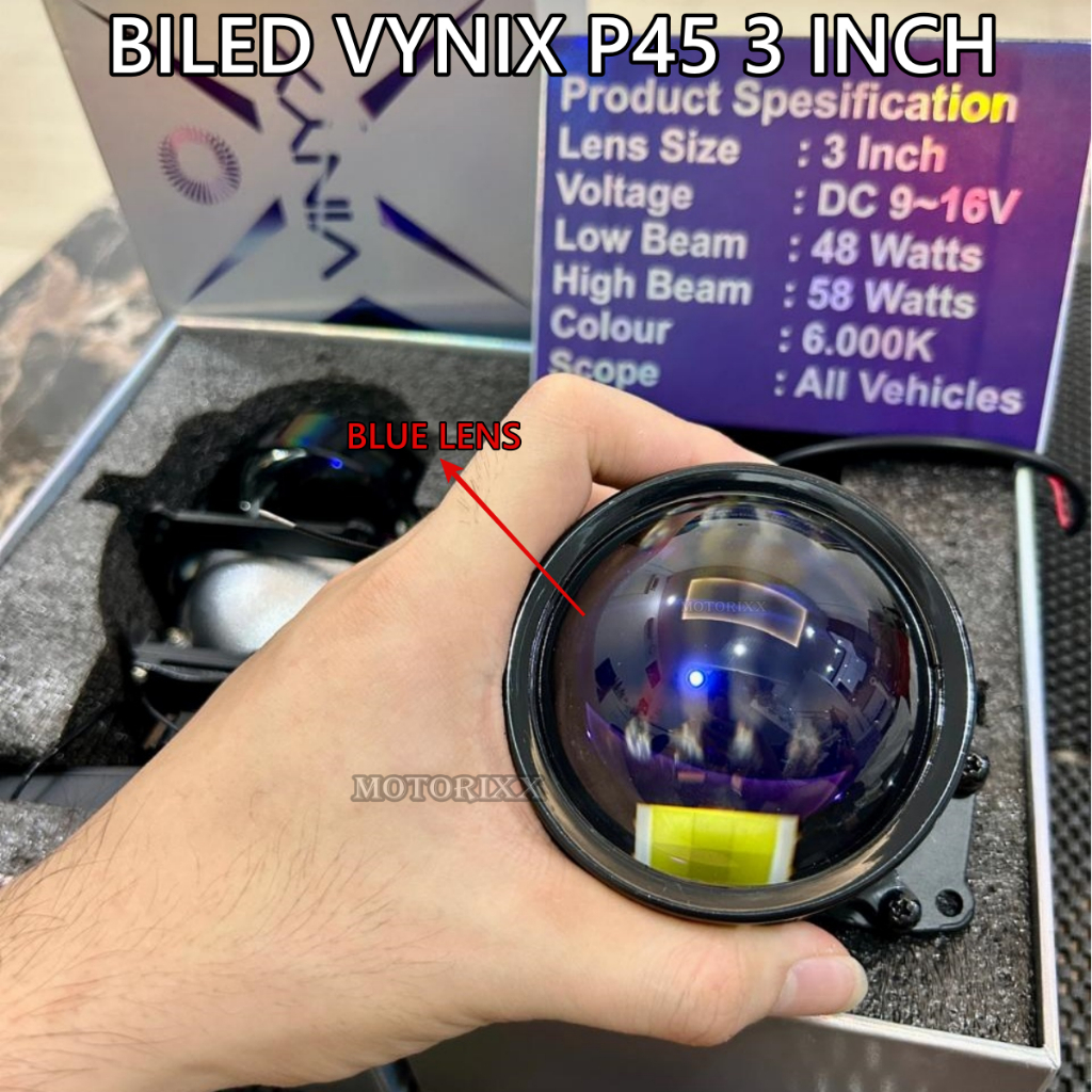 Jual ORIGINAL BILED VINYX P45 PROJIE BILED 3 INCHI VINYX PURPLE LENS 45 ...