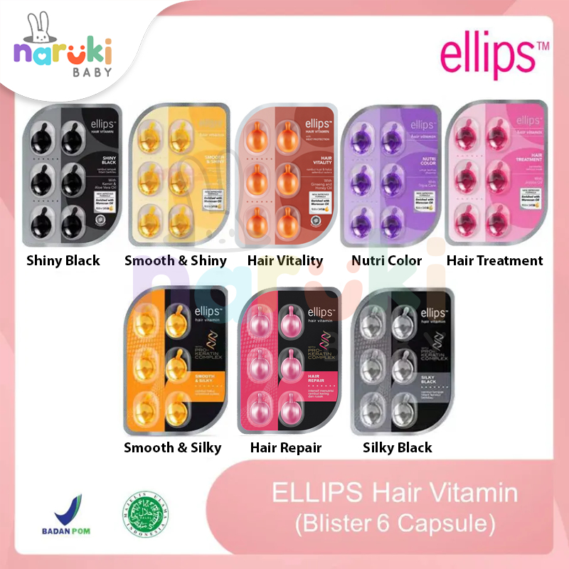 Jual Ellips Hair Vitamin Blister isi 6 Kapsul | Shopee Indonesia