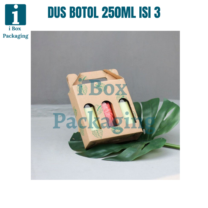 Jual [ 10 pcs ] Kardus Botol Jinjing Dus Botol Kale 250ml Isi 3 Box ...